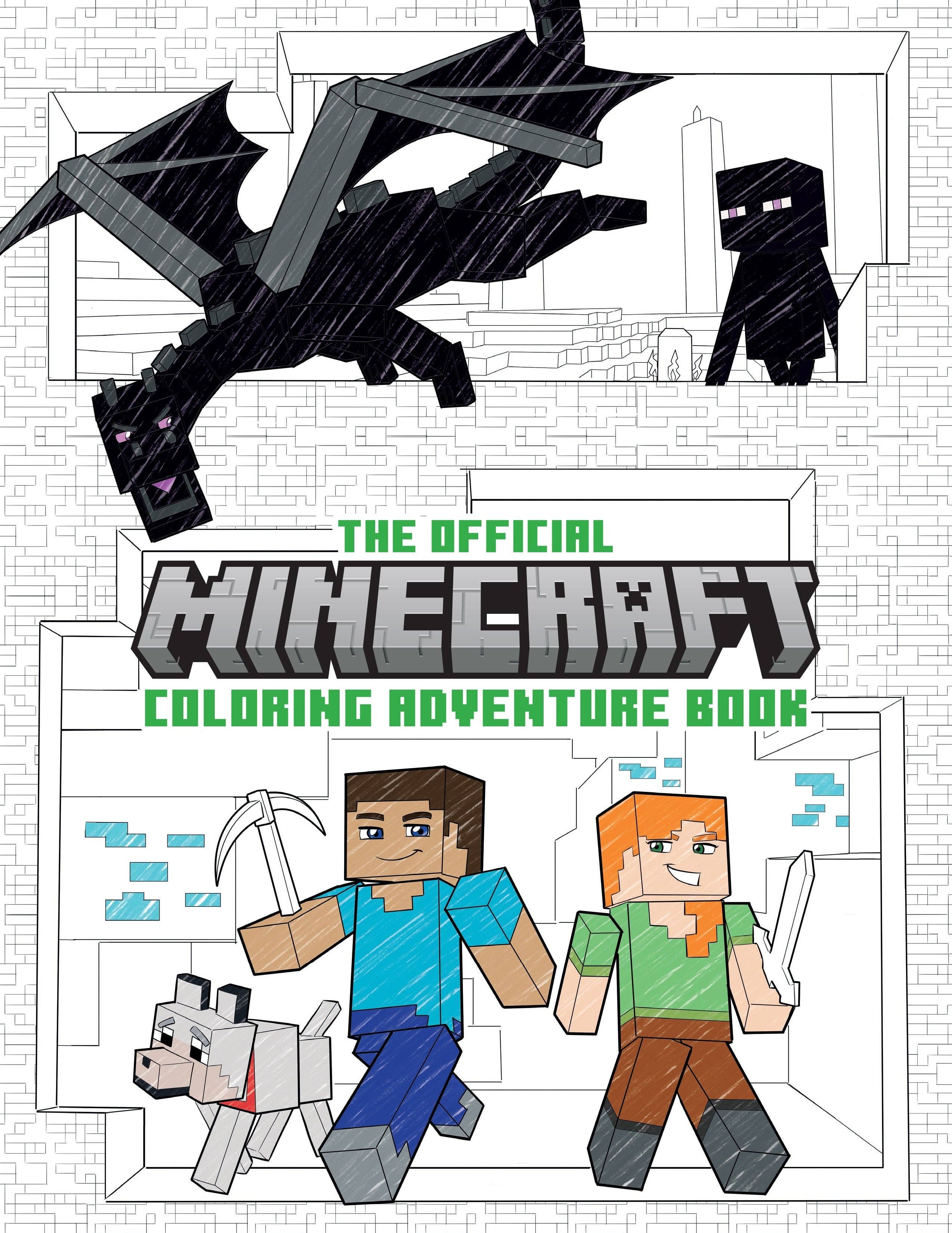 The Official Minecraft Coloring Adventures Book | Lake Erie Book Company